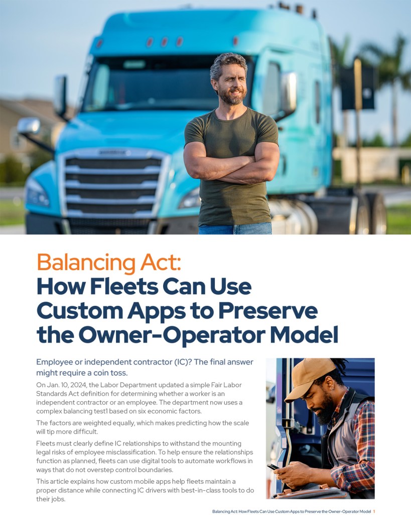 Preserving the Owner-Operator Model with Custom Apps - Eleos